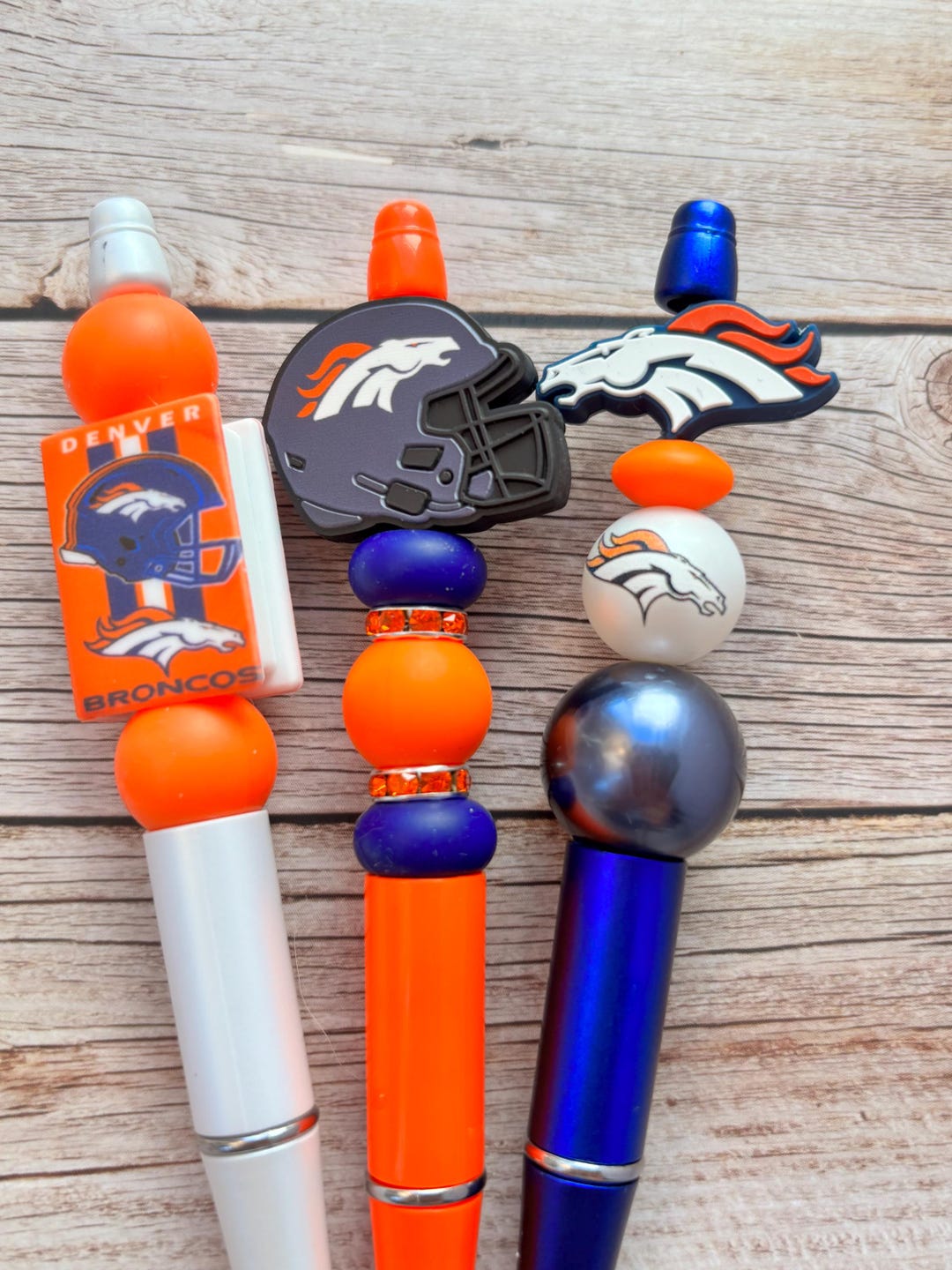 Denver Football Beaded Pens - Etsy