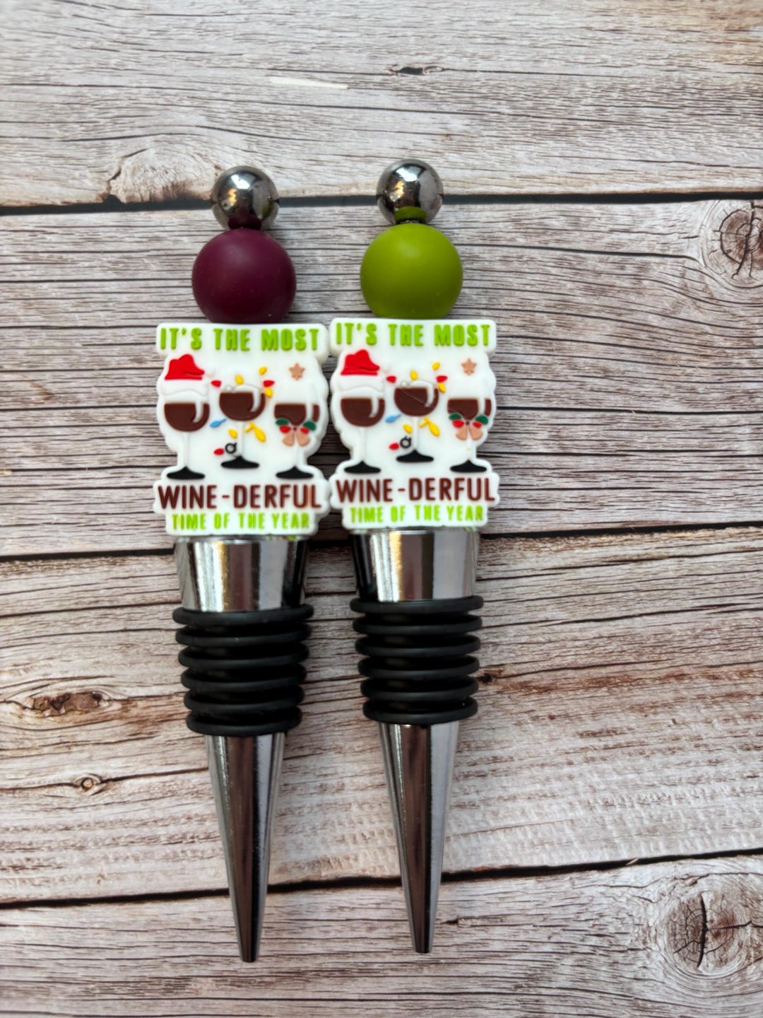 It's the Most Wine-derful Time of the Year Wine Stopper - Etsy