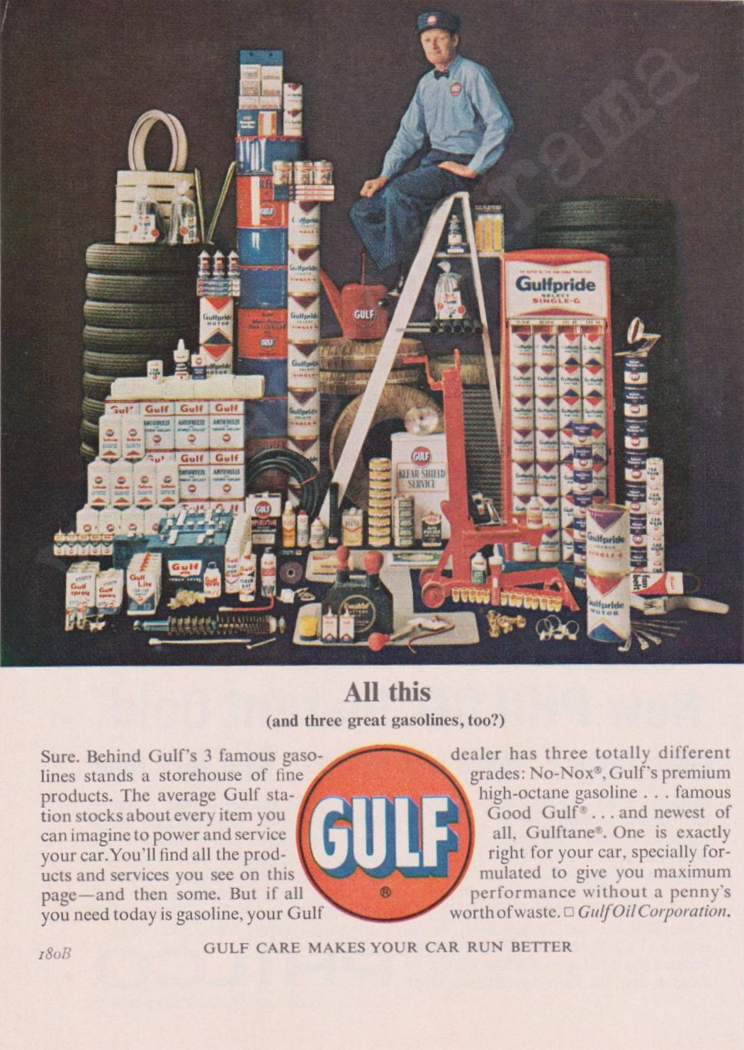 GULF OIL CORPORATION Original 1966 Vintage Color Print Anuncio - Etsy ...