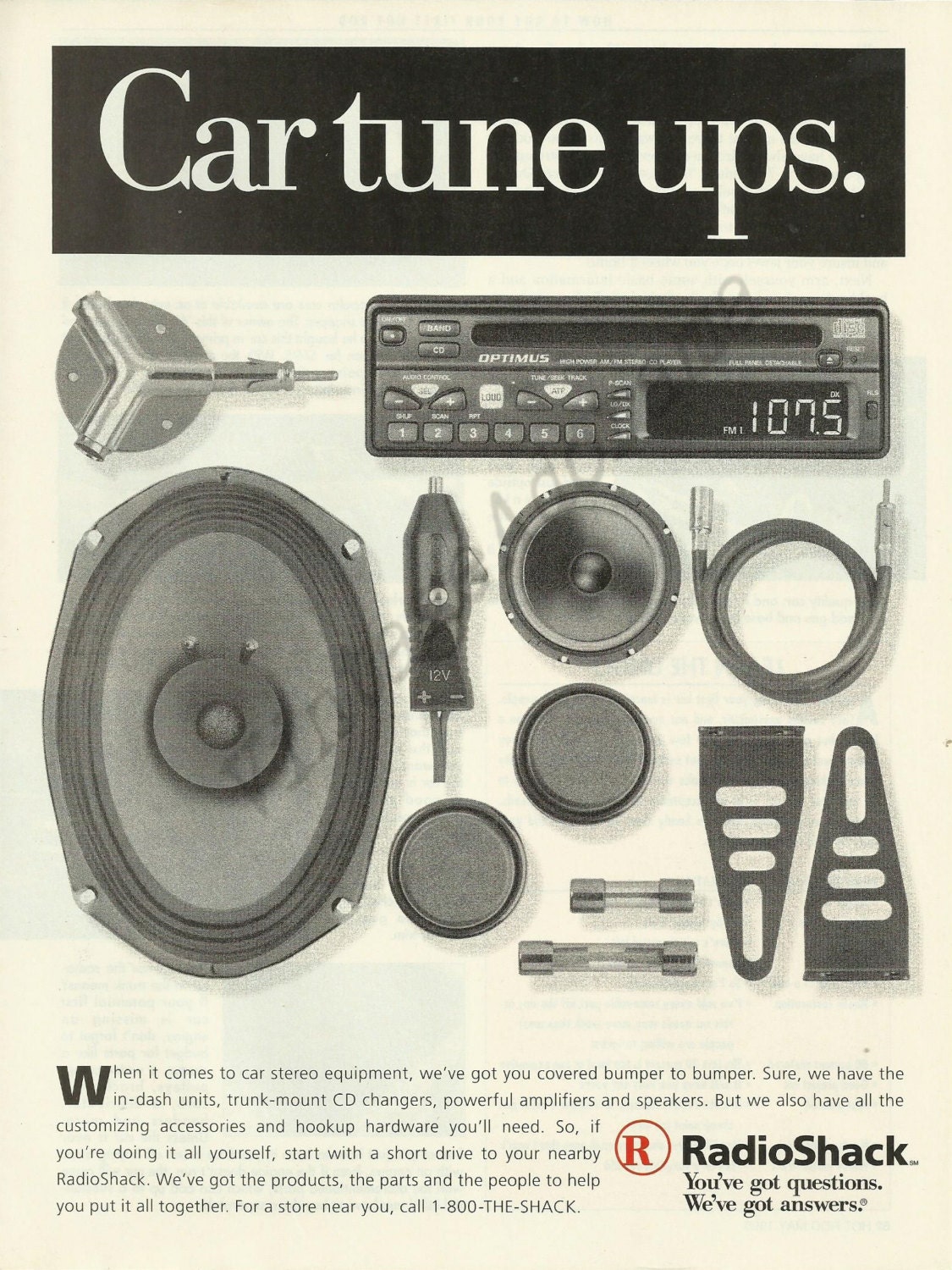 RADIO SHACK Original 1996 Vintage Print Advertisement - Etsy