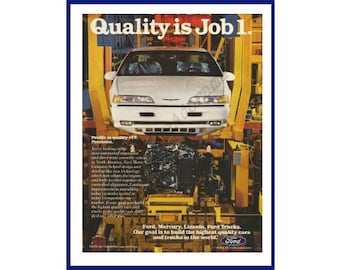 Ford Quality Job 1 - Etsy