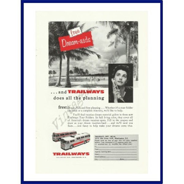 Trailways Bus - Etsy