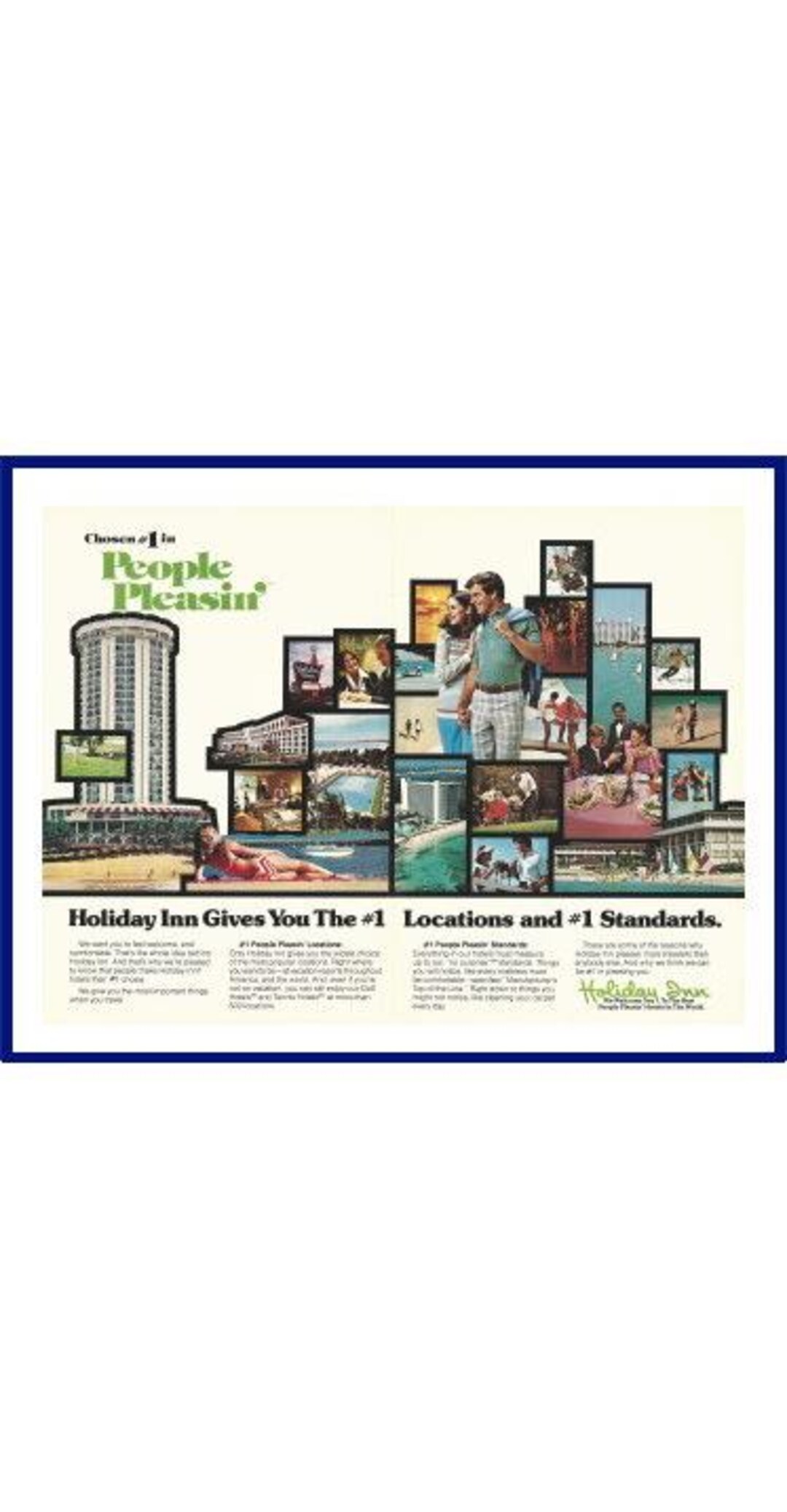 HOLIDAY INN Hotels / Motels Original 1979 Vintage Color Print ...