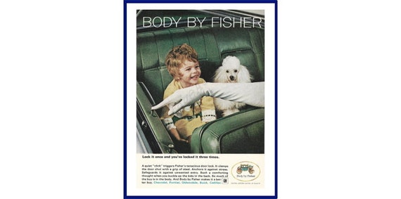 FISHER BODY / GM Original 1966 Vintage Color Print - Etsy