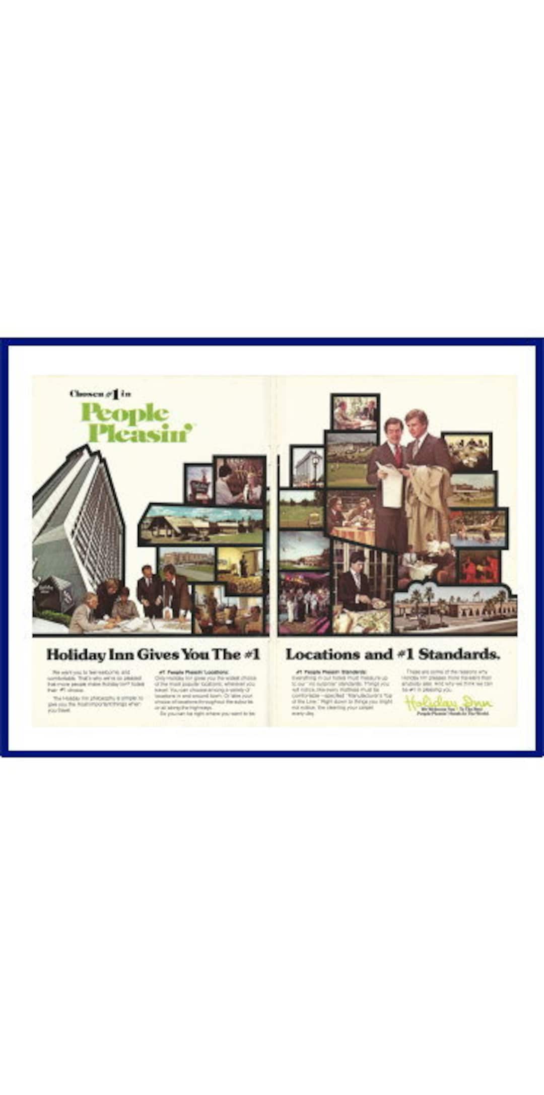 HOLIDAY INN Hotels / Motels Original 1978 Vintage Color Print ...