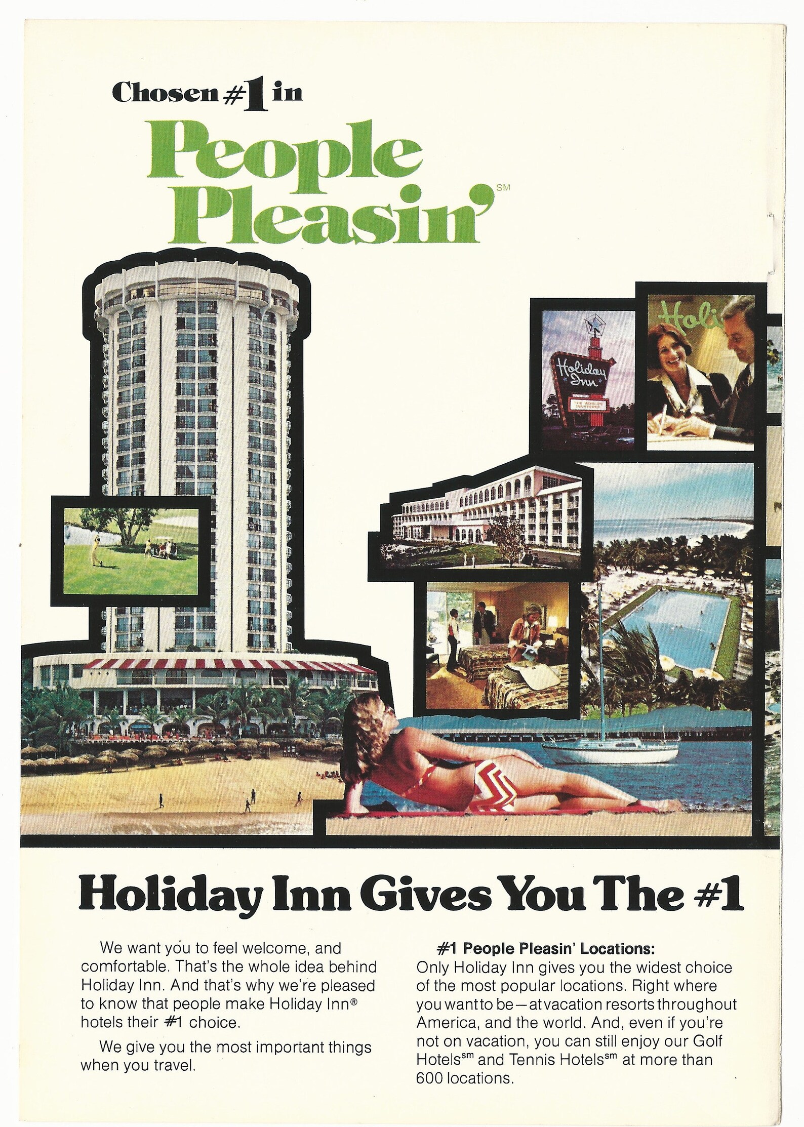 HOLIDAY INN Hotels / Motels Original 1979 Vintage Color Print ...