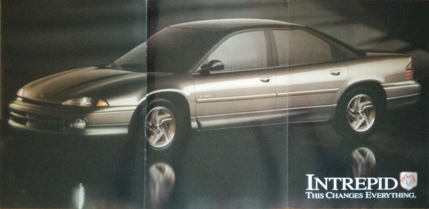 1993 DODGE INTREPID AUTOMÓVIL Original 1992 Vintage publicidad - Etsy ...