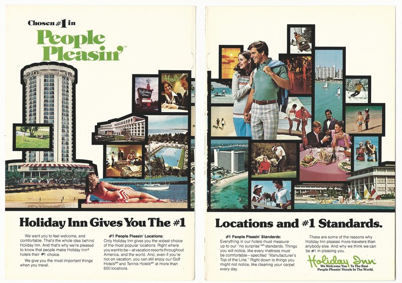 HOLIDAY INN Hotels / Motels Original 1979 Vintage Color Print ...