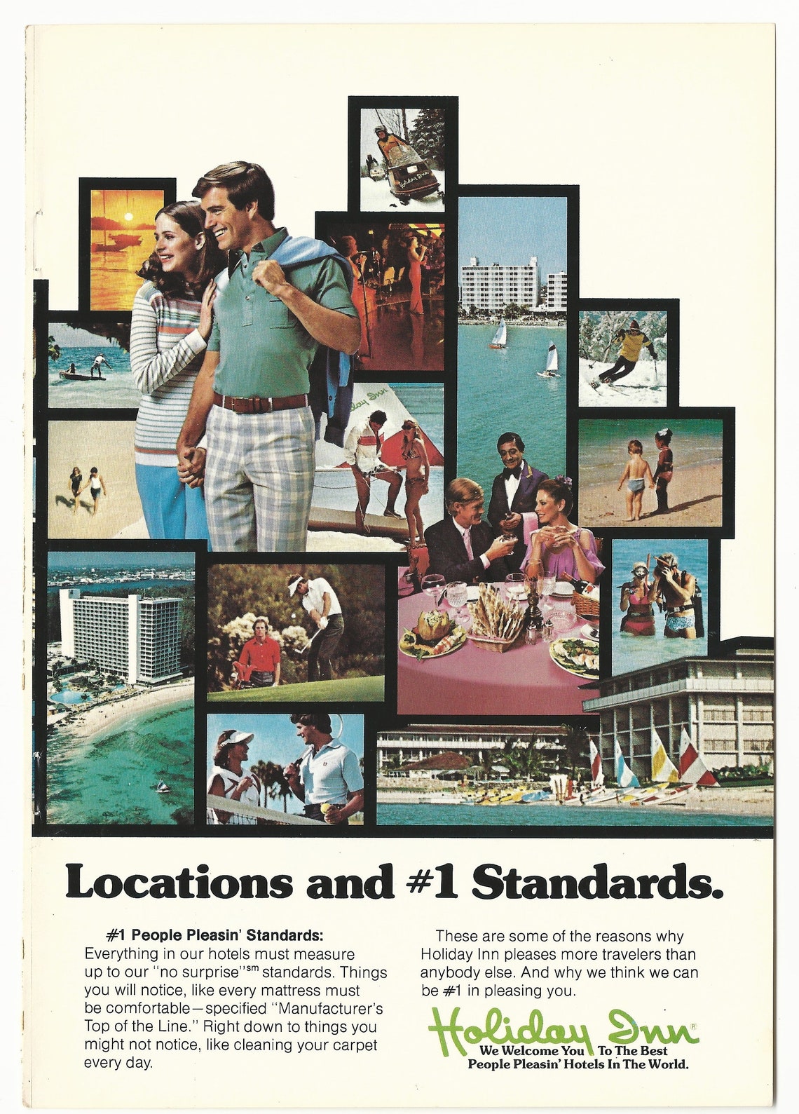 HOLIDAY INN Hotels / Motels Original 1979 Vintage Color Print ...