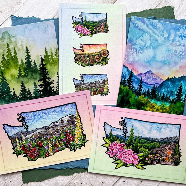 Glossy Postcards - Etsy