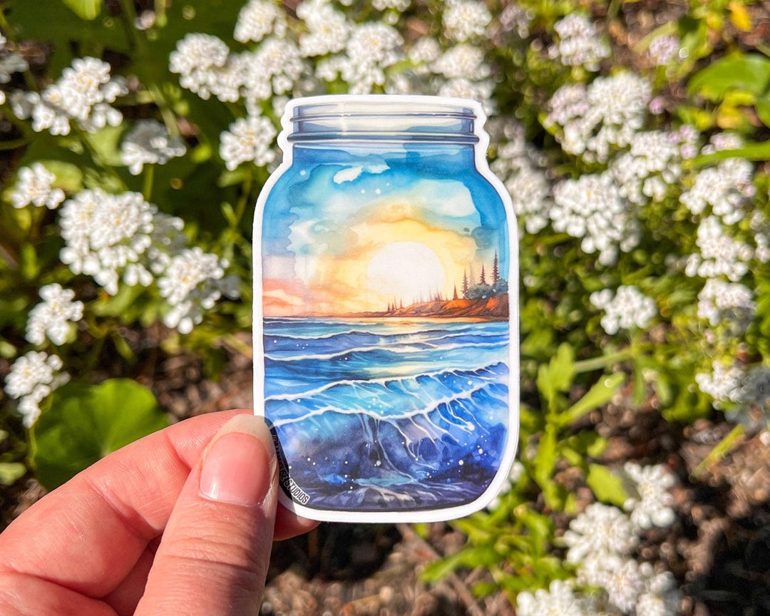 Ocean Landscape in a Jar, 3