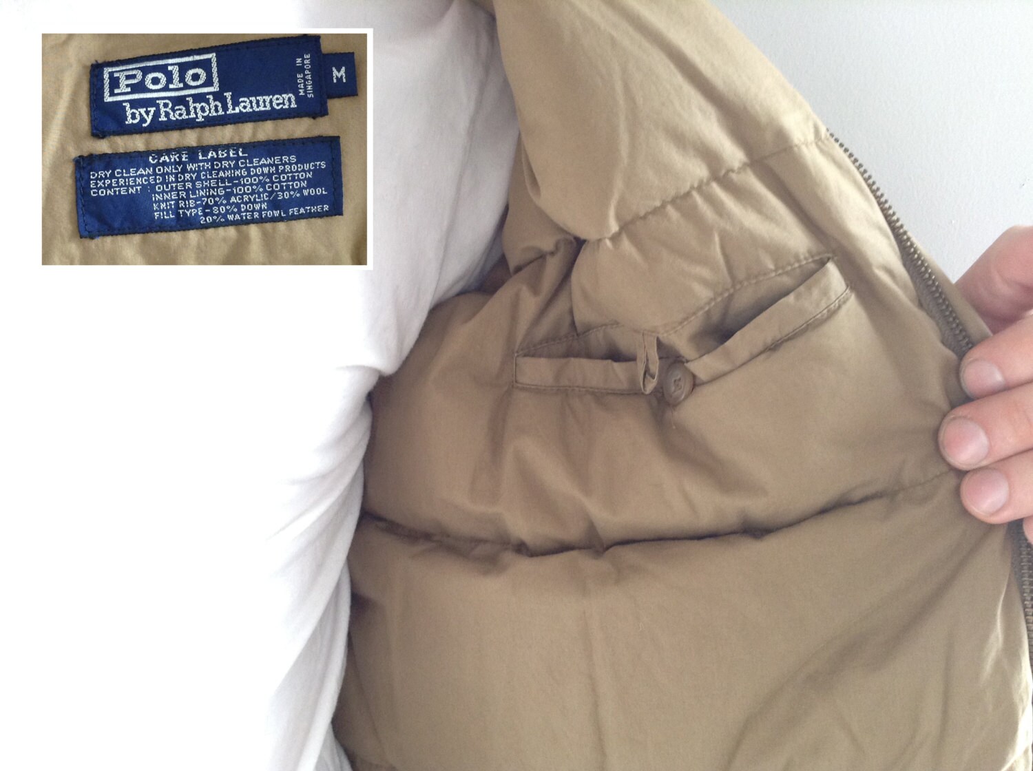 Polo Ralph Lauren Goose Down Hunting Jacket Size M - Etsy