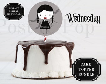 Addams Family Birthday Cake Topper - Etsy