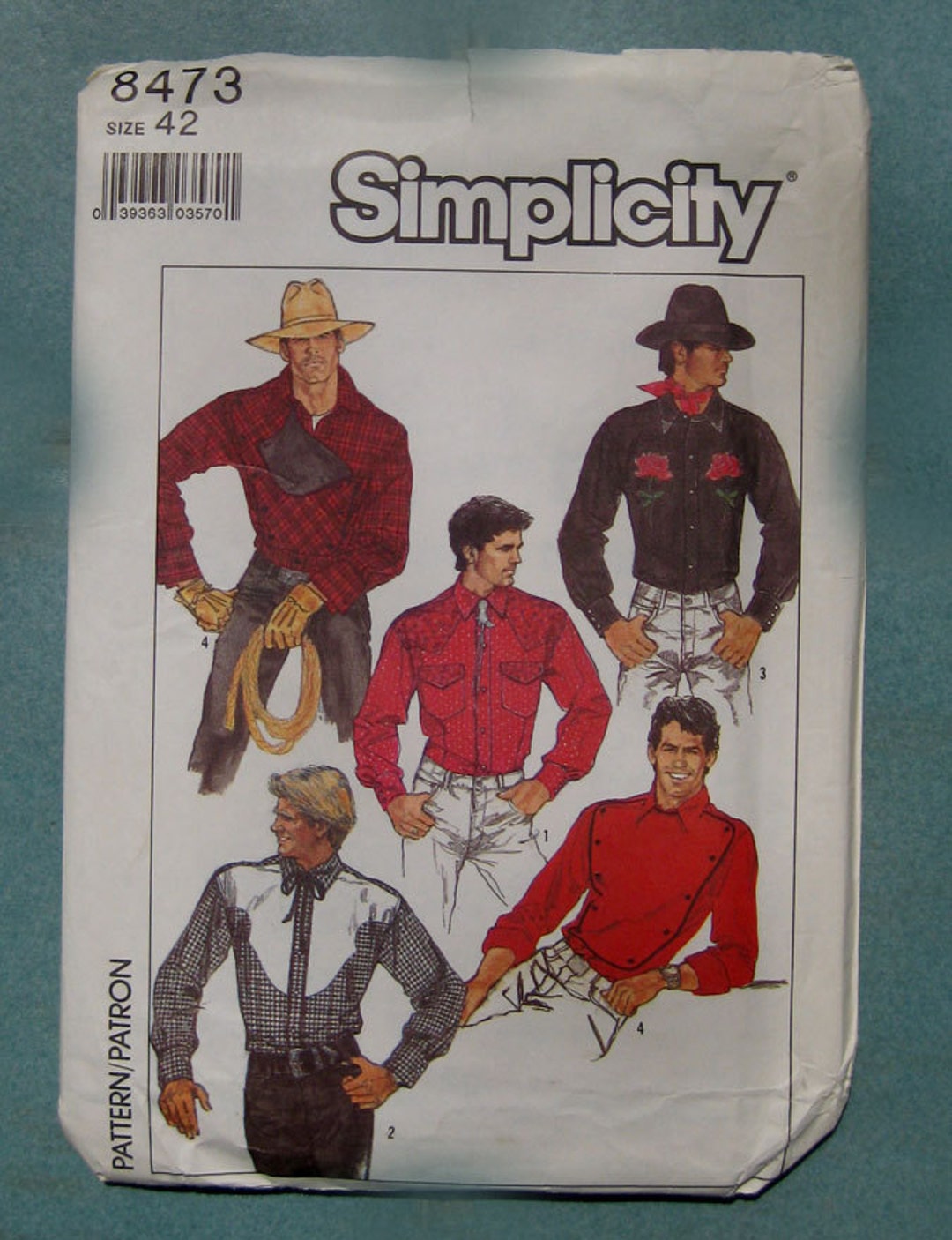 3 Vintage Old West Patterns for Men & Women - Etsy