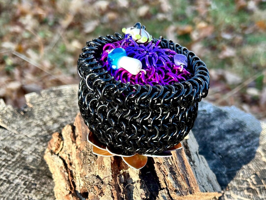 Witches Cauldron Fidget - Chainmail Cauldron Stress Ball - Scented ...