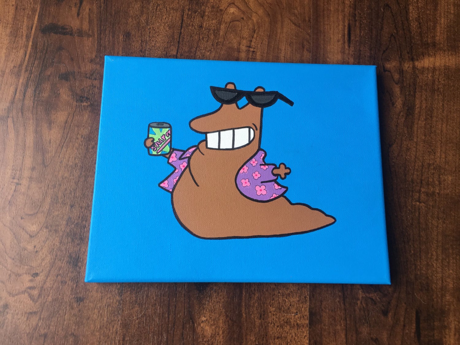 Slurms Mackenzie Futurama Hand Painted Painting acrylic | Etsy