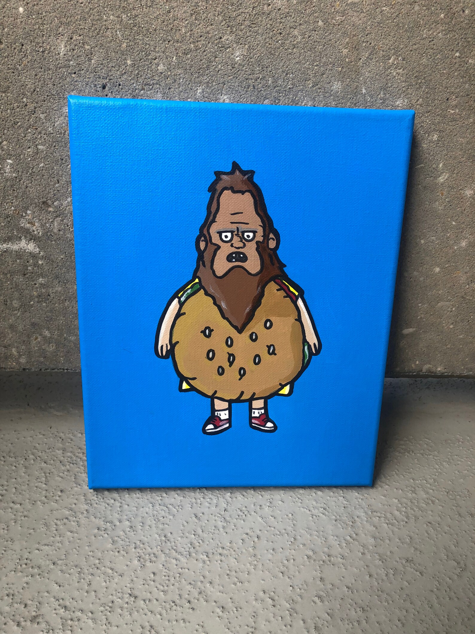 Beefsquatch Bob's Burgers Painting Gene Blecher - Etsy