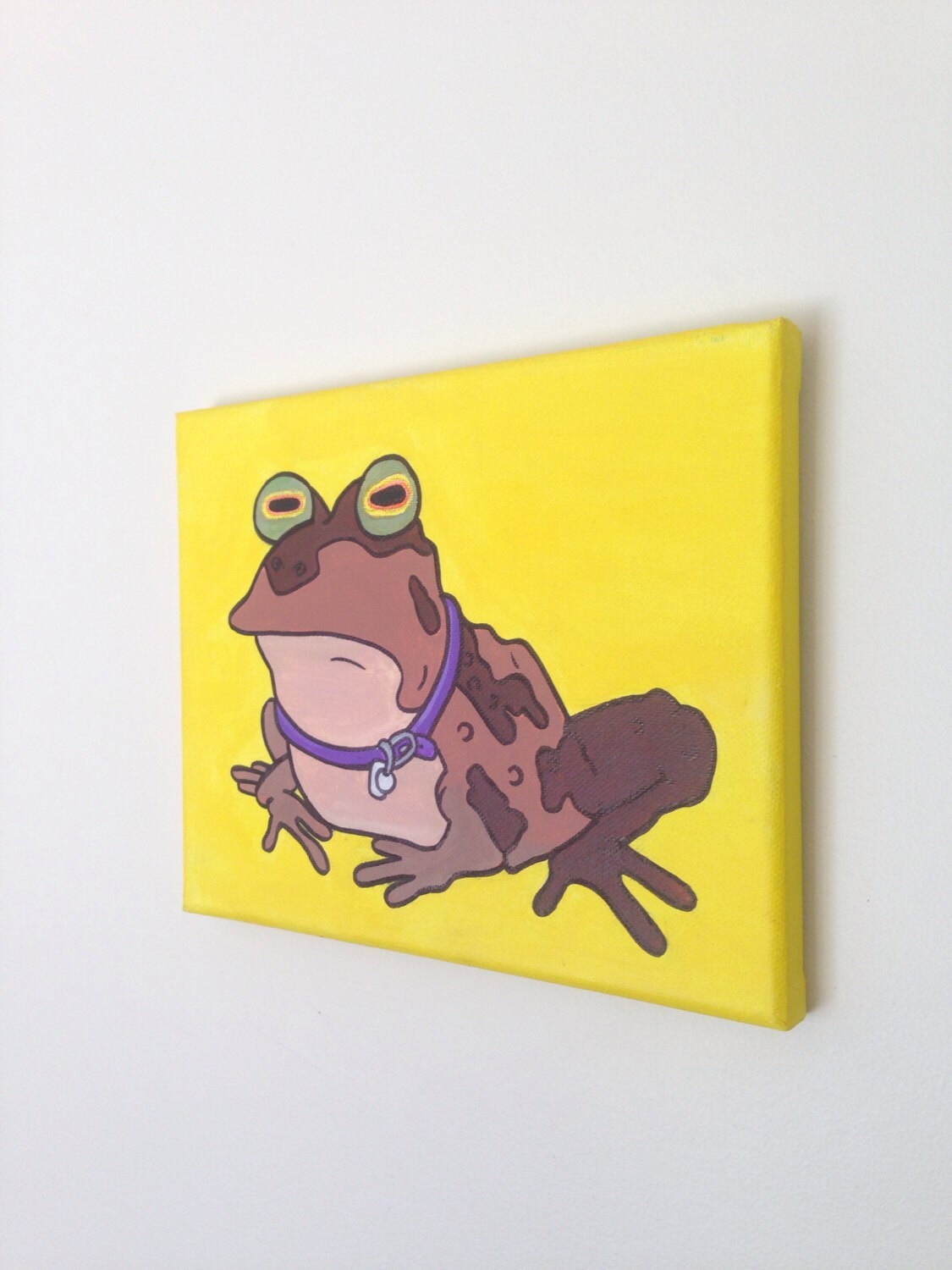 Original Futurama Hypnotoad Painting - Hand Painted - Canvas Art ...