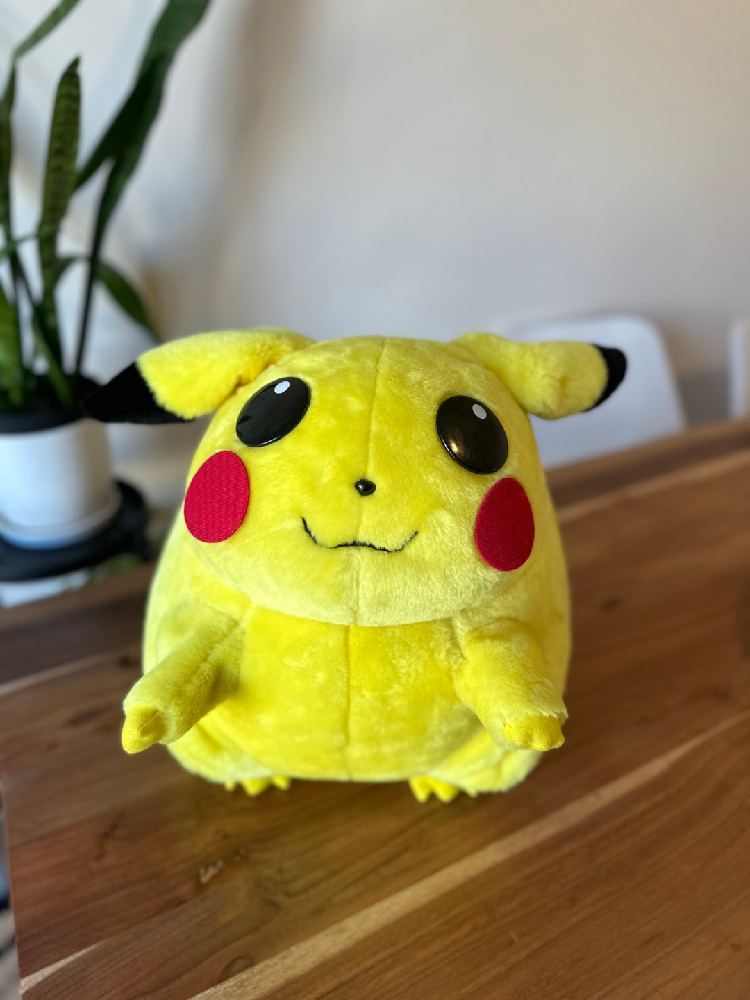 Vintage Pikachu Plush 1999 Fat Pikachu Jumbo Nintendo Official 16 ...