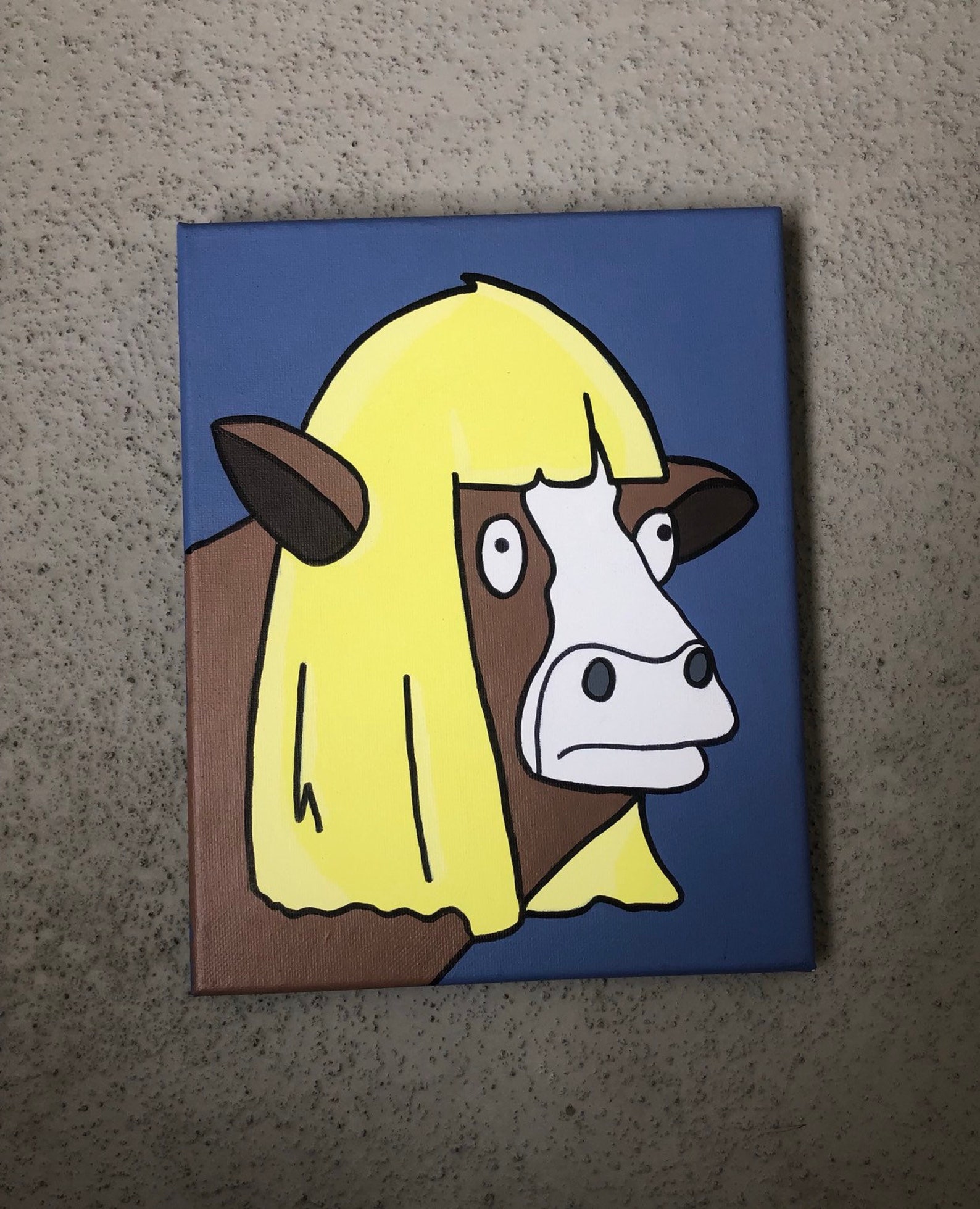 Moolisa Bob's Burgers Painting canvas art hand painted | Etsy