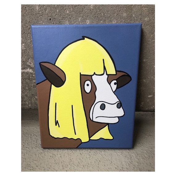 Moolisa Bob's Burgers Painting canvas art hand painted | Etsy