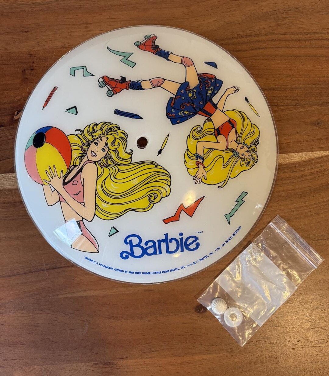 Vintage Barbie Ceiling Light Beach Barbie Rollerblading Barbie ...