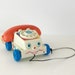 Fisher Price Chatter Phone Vintage Rotary Dial Pull Along Toy - Etsy