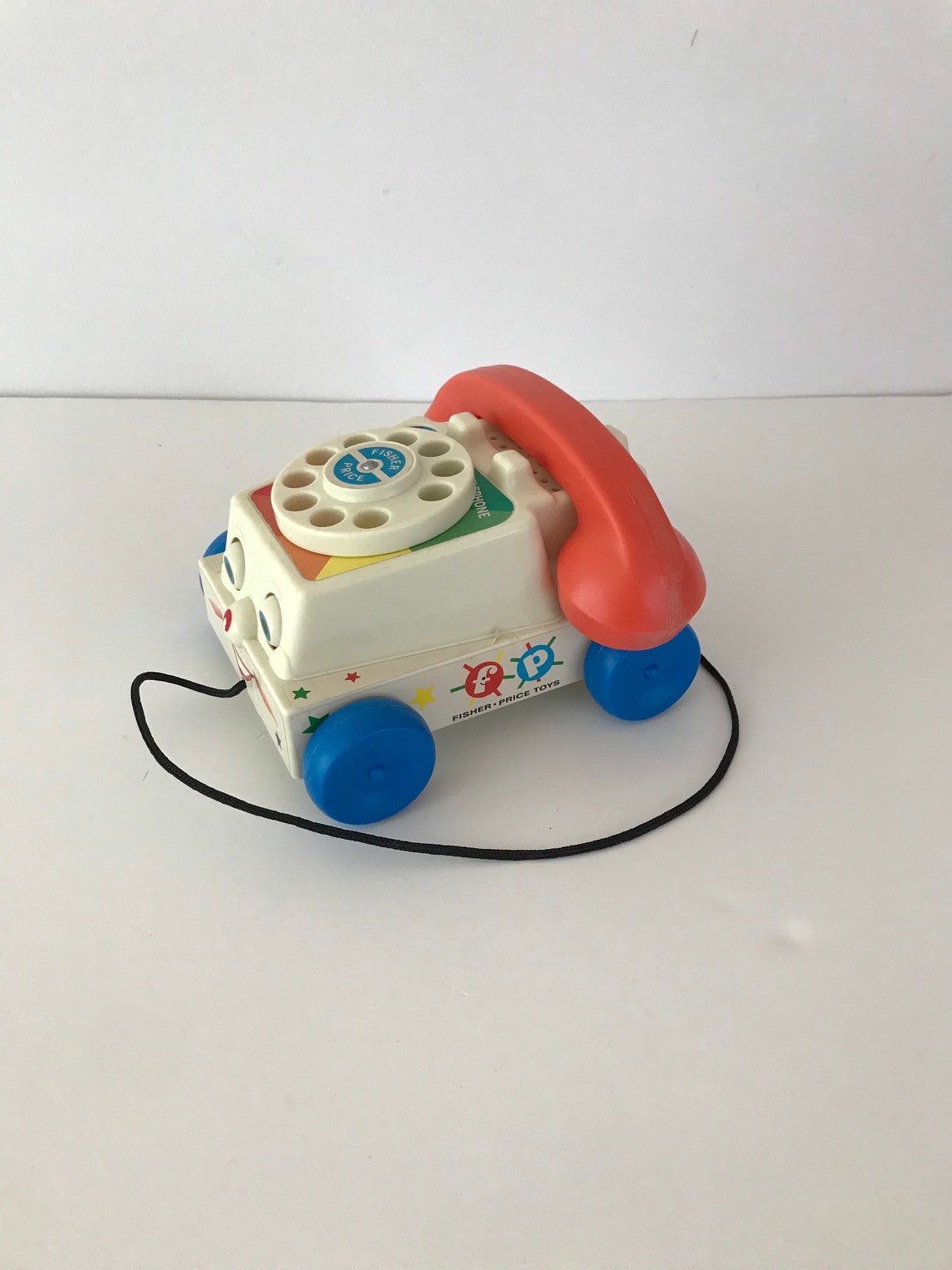 Fisher Price Chatter Phone Vintage Rotary Dial Pull Along Toy - Etsy