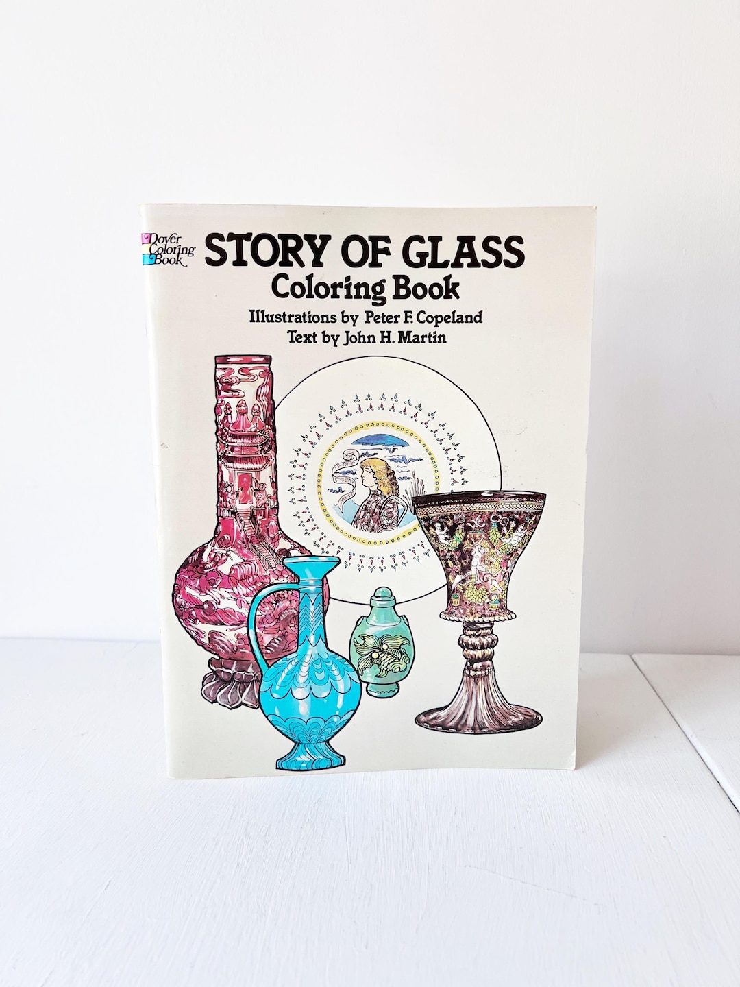 1981 Story of Glass Coloring Book Illustrations by Peter F Copeland ...