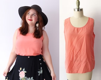 Coral Tank Top | Etsy