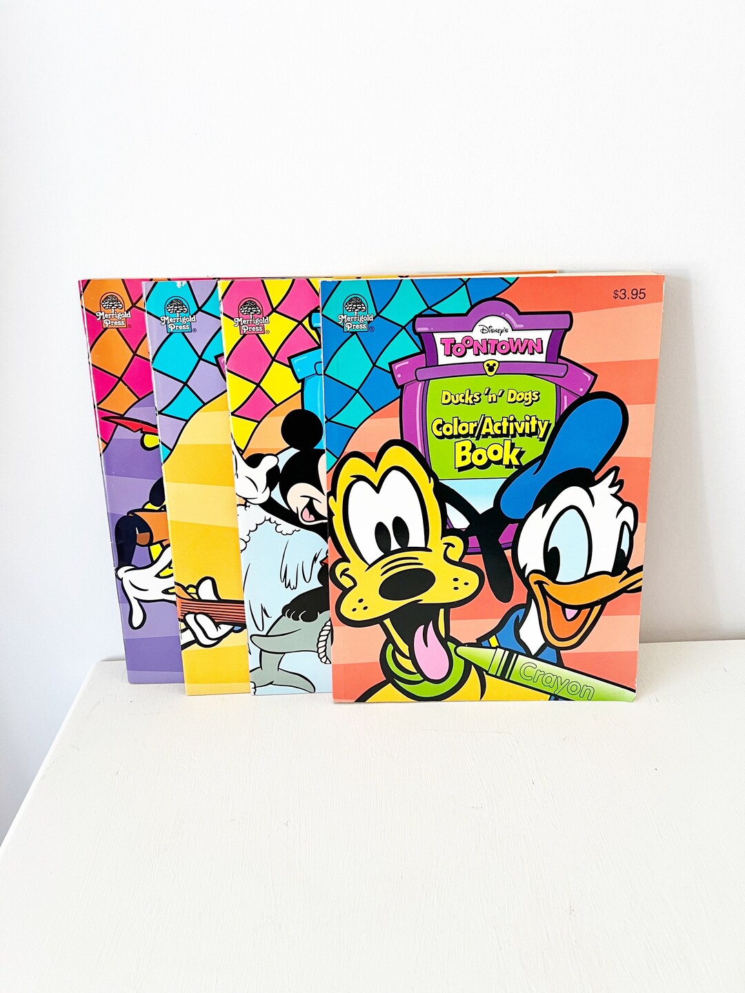 Disney Toontown Coloring Activity Books Multicolor Mickey Donald Goofy ...
