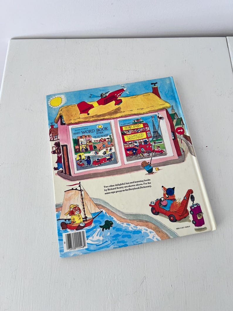 Richard Scarry's STORYBOOK DICTIONARY, Golden Book Vintage Children's ...