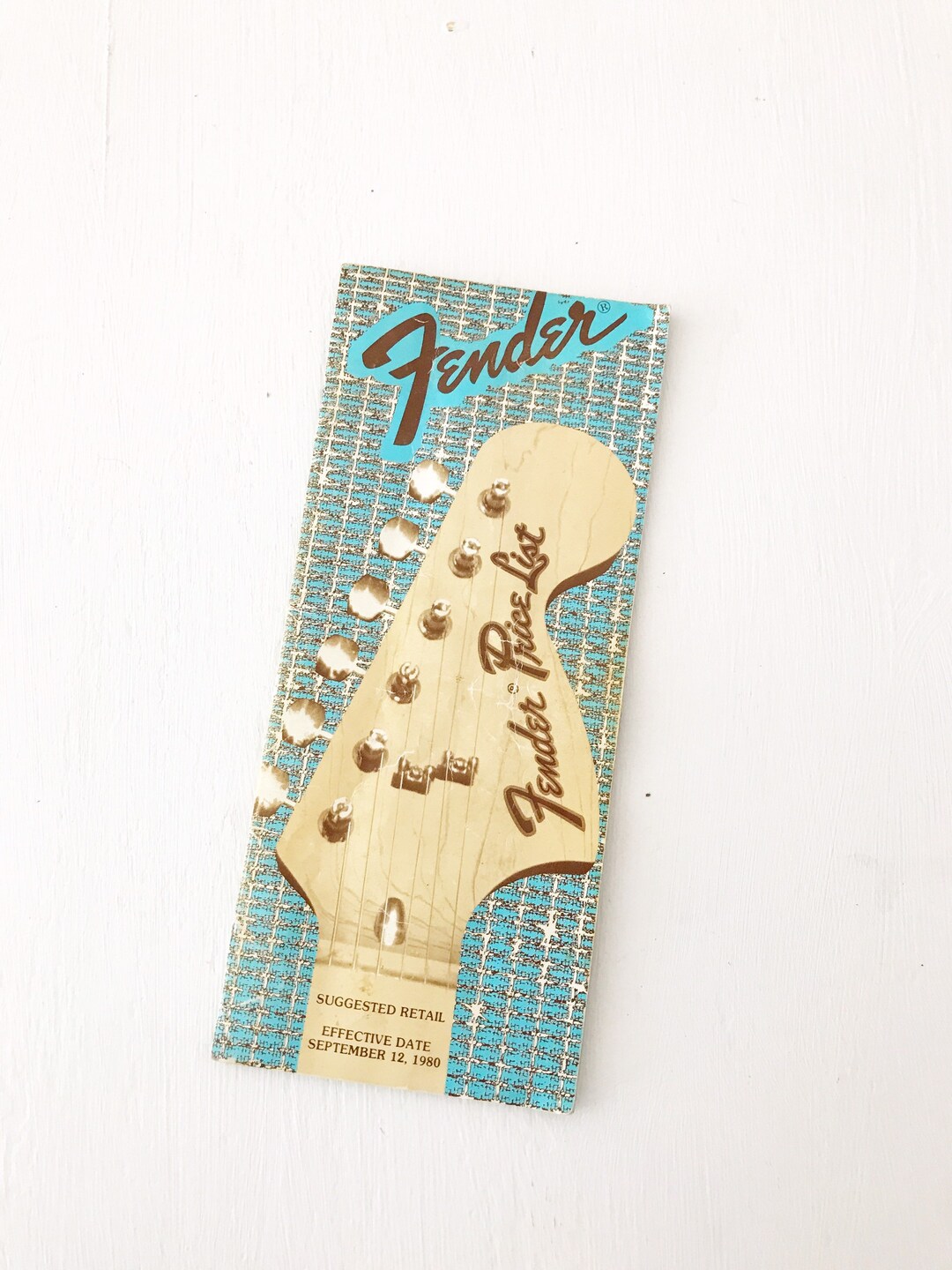 Fender 1980 Price Guide Pamphlet - Fender Price List Suggested Retail ...