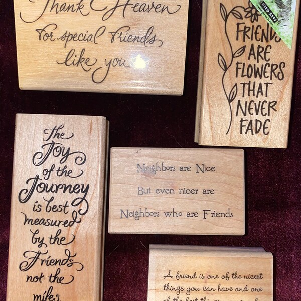 Friendship Stamps - Etsy
