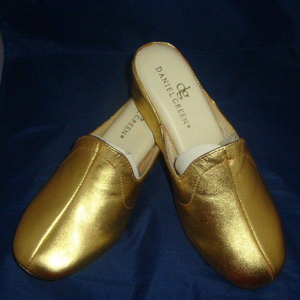Gold Slippers - Etsy