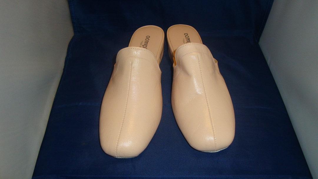 Vintage Oomphies Granada Classic Light Pink Slippers Size 9 (1980s ...