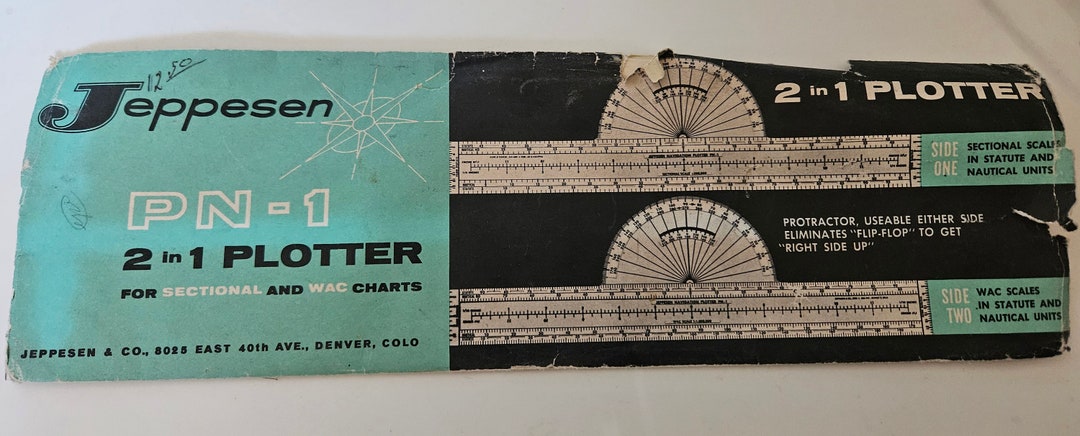 Vintage Jeppesen PN-1 - Navigation 2 in 1 Plotter - Etsy