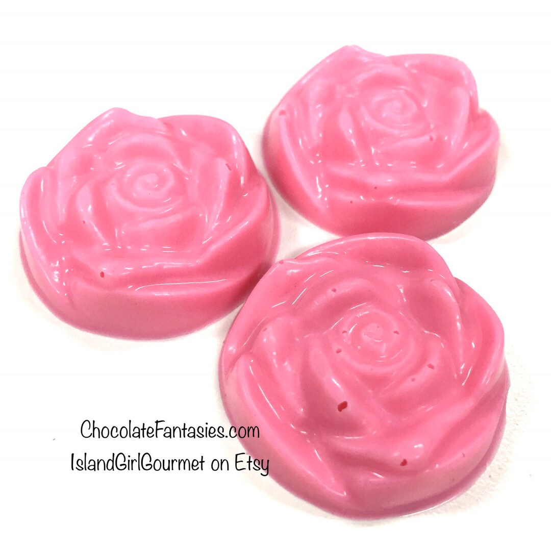 Mini Chocolate Roses 1 Pound Bulk Box, Approx 45 Pcs, Wedding Favors ...