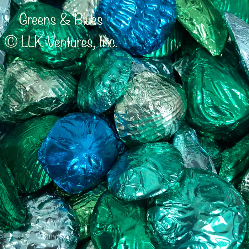 Foil Wrapped Chocolate Seashells Half Pound Any Chocolate - Etsy