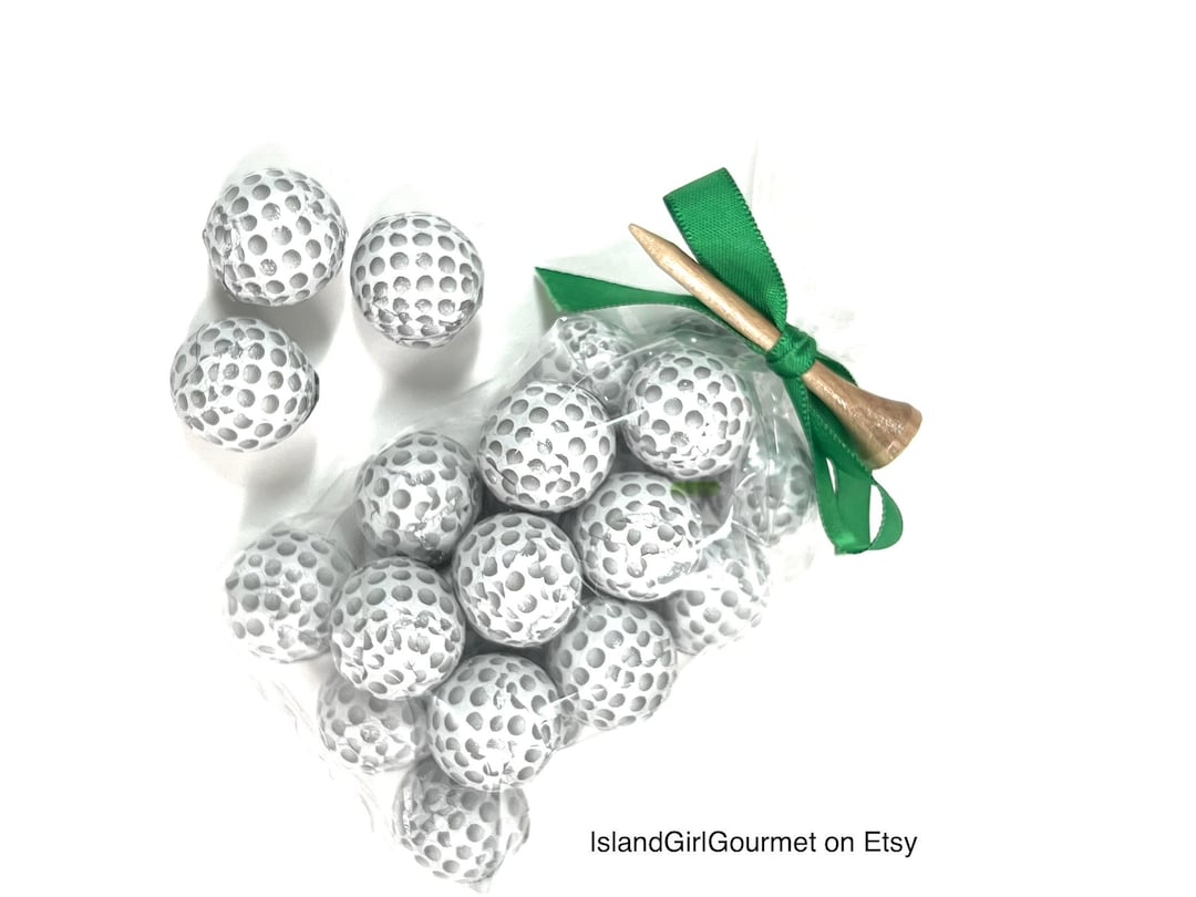 Mini Foil Wrapped Golf Ball Chocolates, 4 Oz, Approx. 20 Pcs, Gift ...
