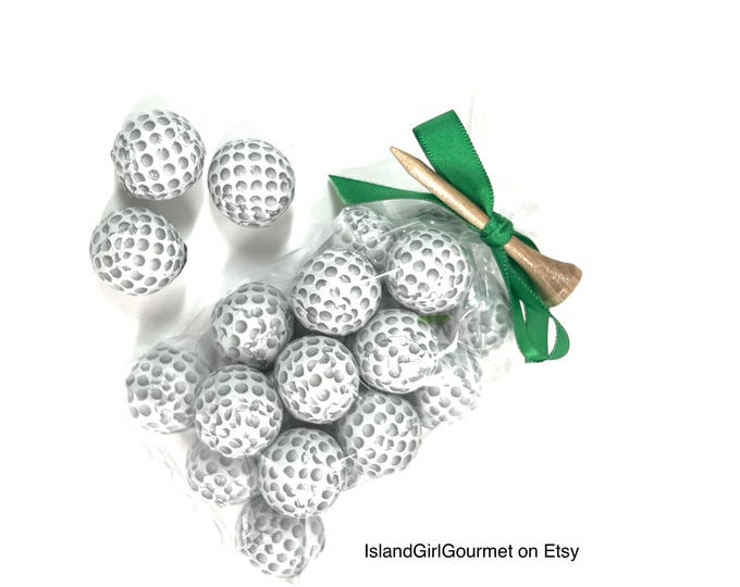 Mini Foil Wrapped Golf Ball Chocolates, 4 Oz, Approx. 20 Pcs, Gift ...