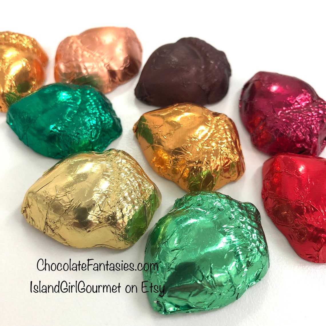 Foil Wrapped Little Chocolate Acorns 1 Lb Any Chocolate - Etsy