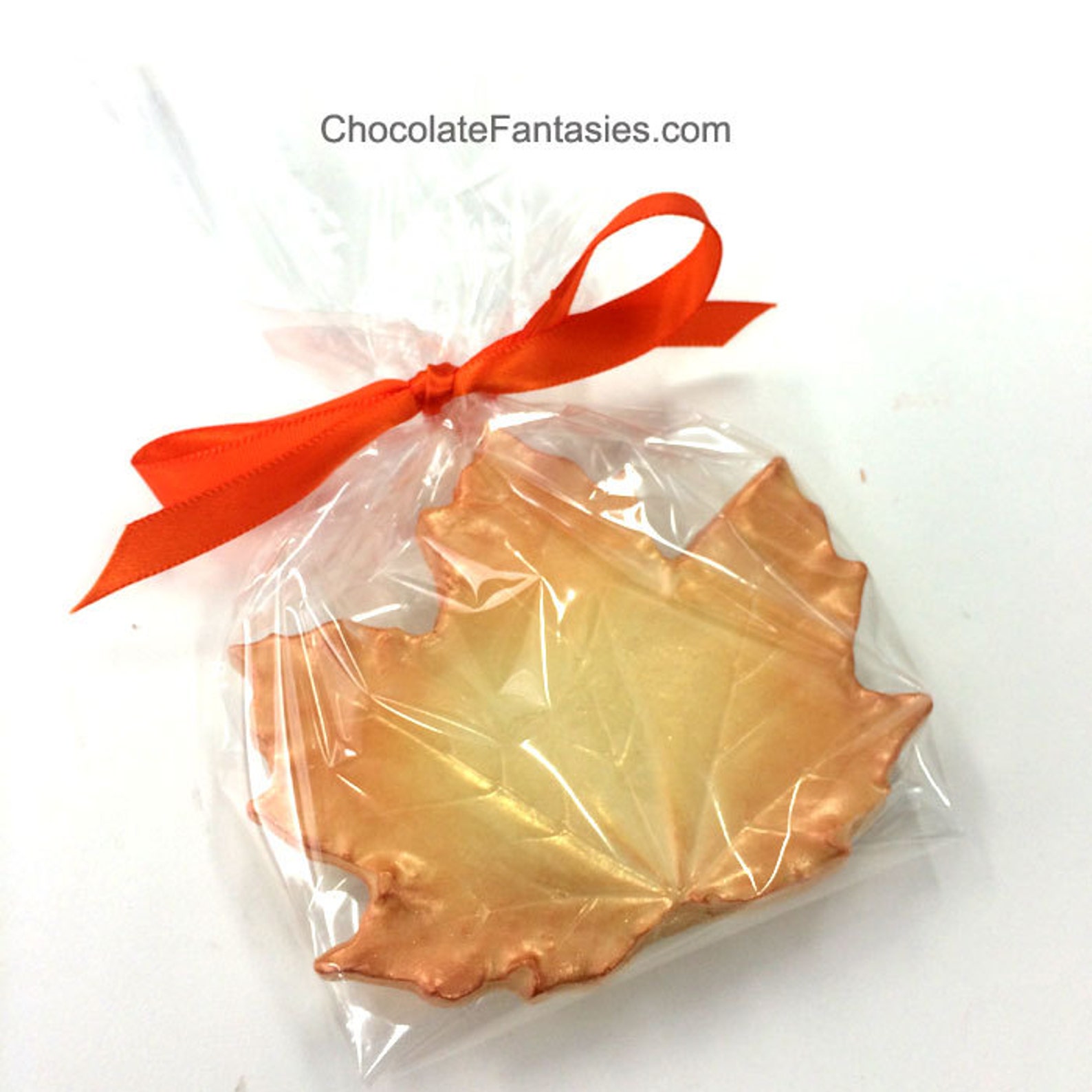 Large Chocolate Maple Leaf Favors Wedding Favor Autumn Leaves - Etsy