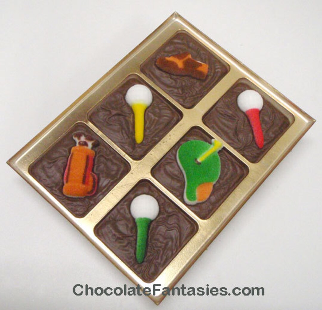 Golf Chocolates, Gift Boxed, Tied With Stretch Ribbon - Etsy