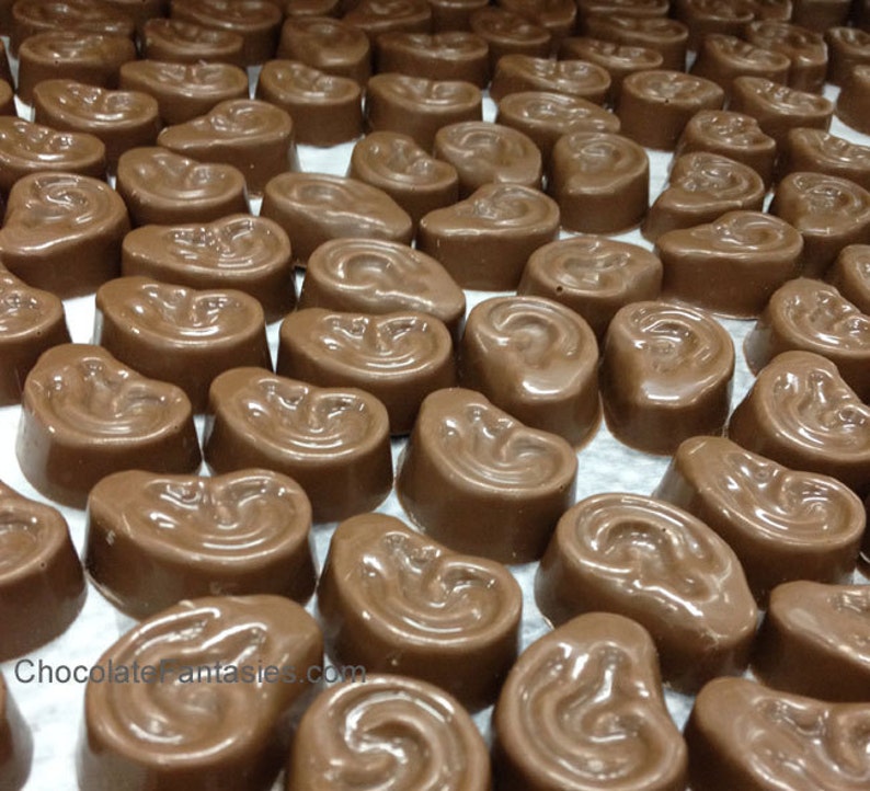 Mini Chocolate Ears - Audiology Chocolates 1 Pound Bulk Box - Etsy