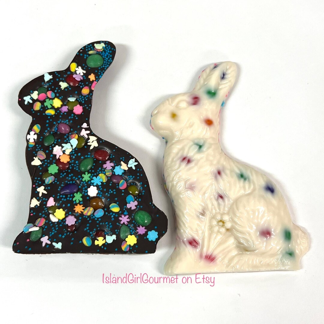 Chocolate Easter Bunny Jelly Bean Bark, Sold by the Each - Etsy