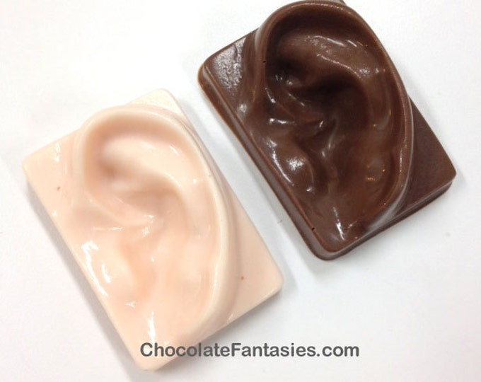 Lifelike Chocolate Ears, Audiology Hearing Aid Chocolates, Sold by the ...