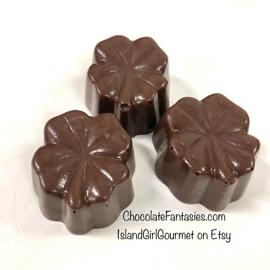 Chocolate Shamrocks, 1 Pound Bulk Boxed, St. Patrick's Day, Clovers ...