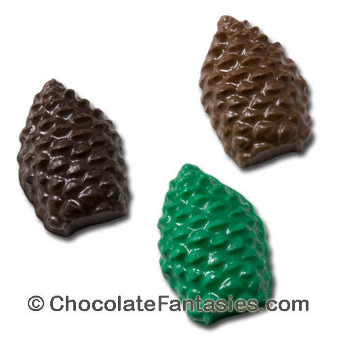 Chocolate Pine Cones, 1 Pound, Bulk Pack Holiday Chocolates for Favors ...
