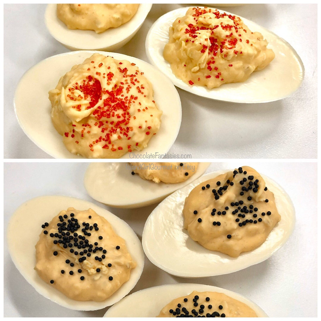 Chocolate Deviled Eggs, Easter Gift or Gag Gift, April Fools Gifts - Etsy